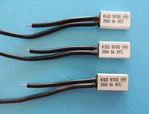 China ksd9700 Ballast temperature switch 250V/5A 40-180C UL VDE RoHS for sale