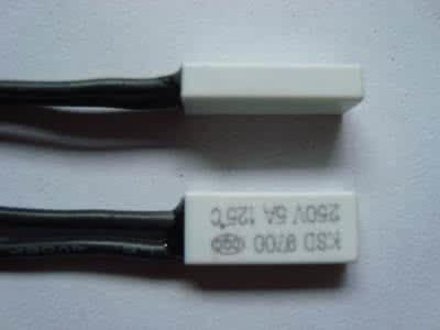 China BW9700 50C motor thermal fuse thermal protector 250V/5A-30A UL VDE RoHS for sale