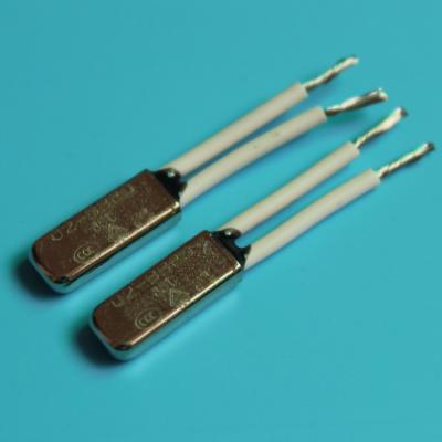China TB02 small size electrical motor thermal protector thermal fuse  250V/5A 40--180C for sale
