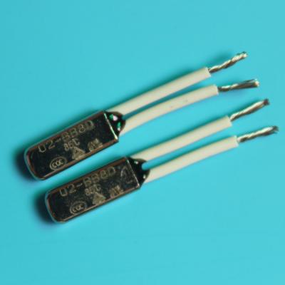 China TB02 60C small size battery thermal protector thermal fuse  250V/5A  UL VDE RoHS for sale
