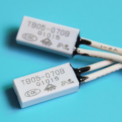 China free samples 135C 15AM water pump motor thermal protector thermal fuse  250V/5A 50--180C UL VDE RoHS for sale