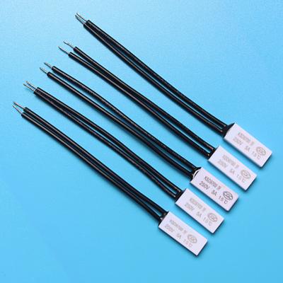 China free samples 55C over load motor KLIXON  thermal protector thermal cut off  250V/5A 50--180C UL VDE RoHS for sale