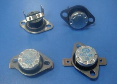 China 250V/10A free samples 110C temperature sensor ksd301 bimetal thermostat UL VDE RoHS for water heater for sale