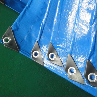 China PE tarpaulin waterproof outdoor plastic cover blue poly tarpn hdpe fabric for sale