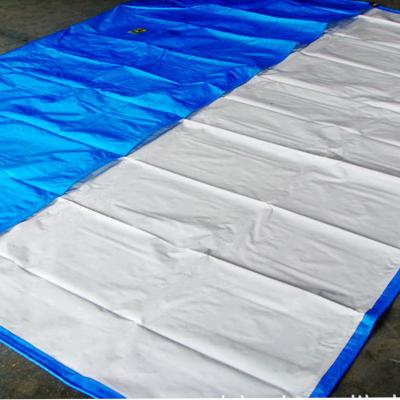 China Customized LDPE coated 4x6m PE tarpaulin with aluminium grommet for sale