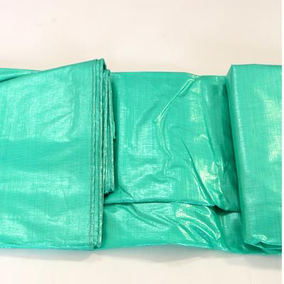 China Double green poly plastic tarpaulin for sale waterproof pe tarpaulin roll for ship cover for sale