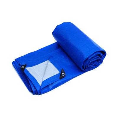 China Blue white PE tarpaulin supplier waterproof tarp outlet breathable tarps/6x8M tarp for truck cover for sale