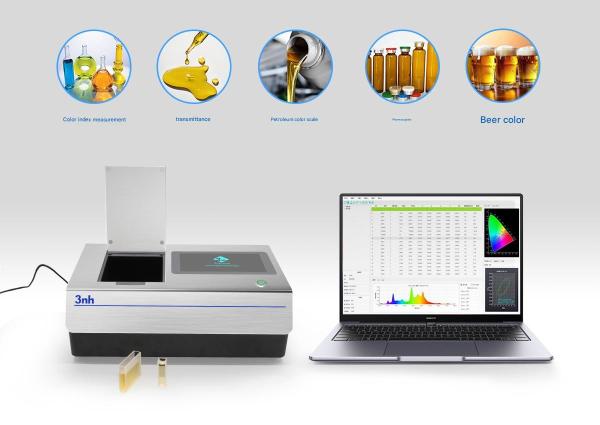 Quality 3nh High-Precision Desktop Petroleum Color Code EBC ICUMSA Color Colorimeter for sale