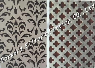 Cina Lamiera di acciaio perforata leggera/resistenza della corrosione decorativa dello schermo del metallo in vendita