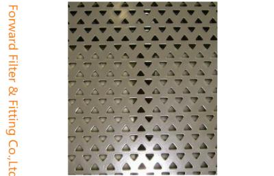 Cina Il triangolo/diamante ha perforato lo schermo della lamina di metallo per le industrie farmaceutiche in vendita