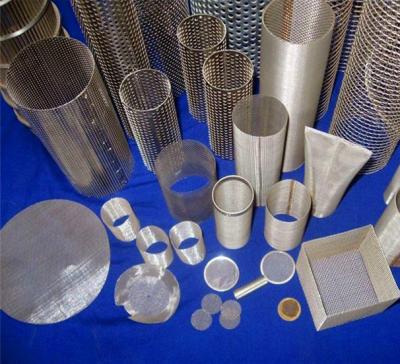 Cina Metropolitana perforata della maglia del filtro dal nastro metallico del petrolio, parti del filtro in vendita