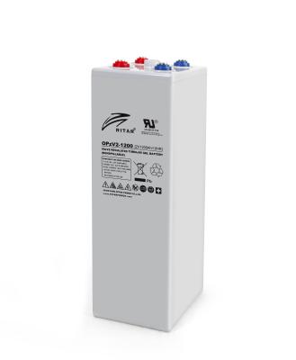 China OPzV Tubular Plate Pure GEL Battery OPzV2-1200 for sale