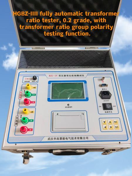 Quality Automatic Transformer Ratio Testing Instrument with 800*480 Color LCD Touchscree for sale