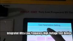 Integrated control and high‑voltage ultra‑low frequency high‑voltage generator test device, intellig