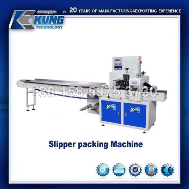 De Machine van de pantoffelverpakking