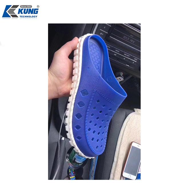 Rotary Type 2 Color PVC/TPR Sole Making Slipper Making Jelly Making Air Blowing Machine