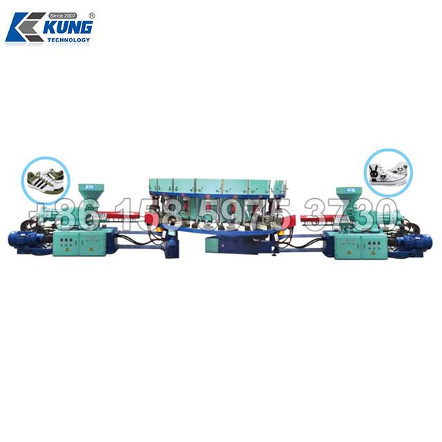 Double Color Automatic PVC Directly Injection Moulding Machine
