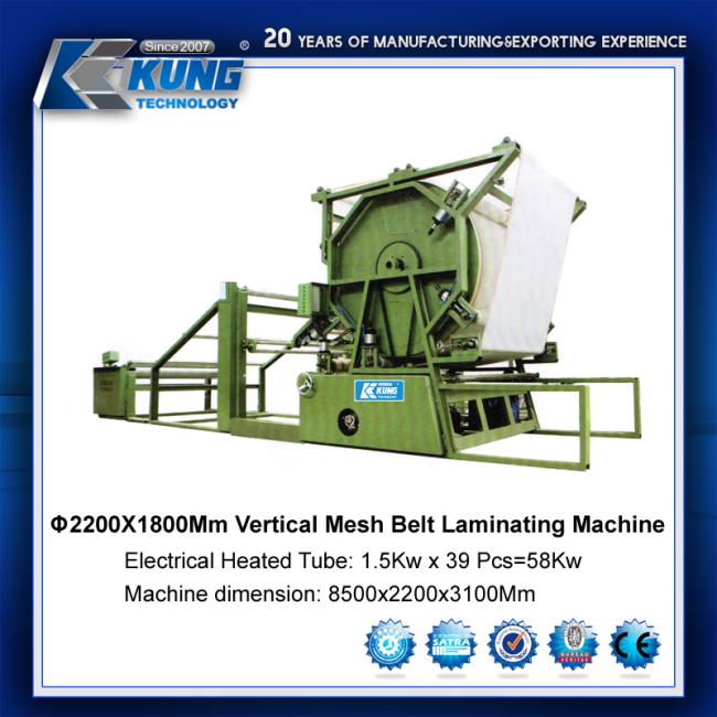 Mesh Belt Lamination Machine vendedor superior para el compuesto material