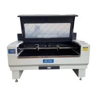 China KK-YX1560 Double Head Laser Cutting Engraving Machine 2060×1380×1070mm for Sports Shoe Manufacturing for sale