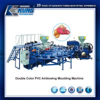 China Double Color PVC Air Blowing Injection Shoe Molding Machine 20-24 Stations 120 Pairs/Hour Production for sale