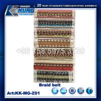 China Fashion Braided Belt 30mm Sandal Upper Shoe Making Accessories for Men for sale