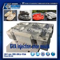 China Rustproof PU Shoe Mould 405-600mm Aluminum Construction for EVA Injection Machines for sale