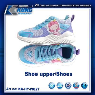 Cina Customized Logo Printing Children Safety Shoes Upper High Elastic in vendita