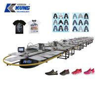 China Oval Type Shoe Materials Screen Printer Positioning Free for sale