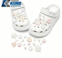 China Cartoon Resin Shoe Charms for Crocs Clog Sandals DIY Decorations 10mm for sale