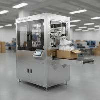 China Automatic Shoe Packing and Boxing Machine 400-600 Pairs per Hour with Tissue Wrapping for sale