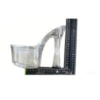 China Custom Diamond Embossed Platform Stiletto High Heel 12cm for Women Mule Sandals for sale