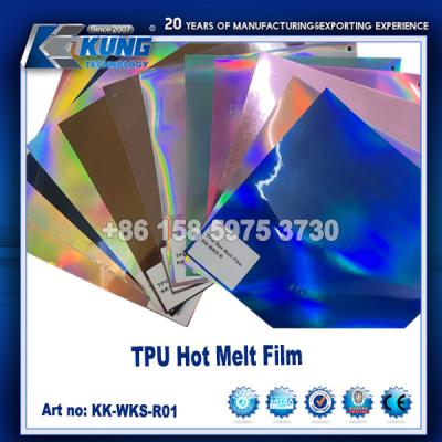 China Soft Touch High Transparency TPU Hot Melt Film with Strong Bonding Performance for Shoe Making for sale