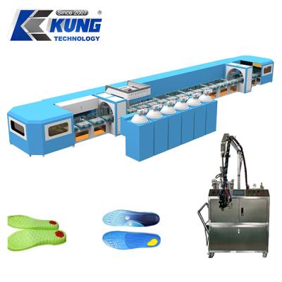 China PU Insole Pouring Machine, Automatic Polyurethane Foaming Machine For Shoe Insole Production for sale