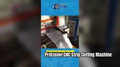 Precision CNC Strip Cutting Machine with Steel Blade & Automatic Brake