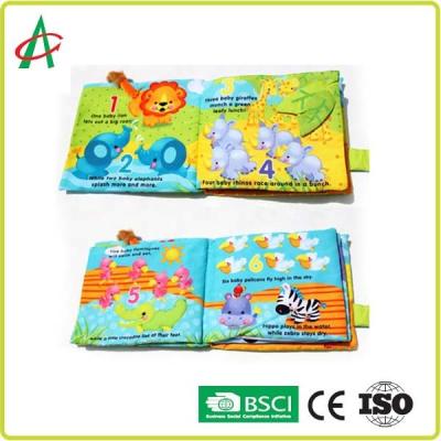 Cina libri molli di 20cmx20cm per il tessuto di cotone molle di progettazione degli infanti 3D in vendita