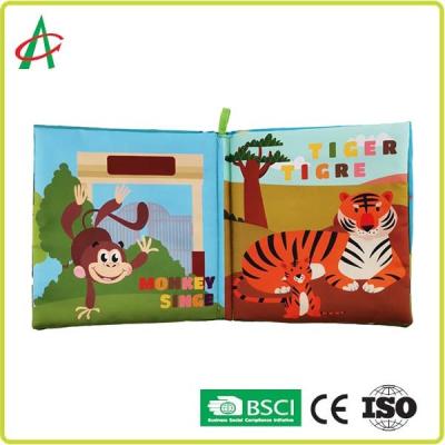 Cina Libri molli EN71 per gli infanti, libro del bambino della peluche di 20cm in vendita