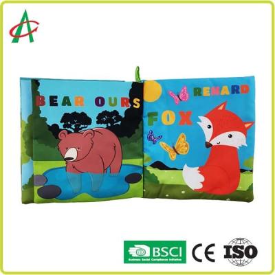 Cina Libri molli EN71 per gli infanti, libro del bambino della peluche di 20cm in vendita