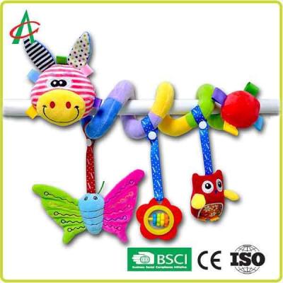 Cina carrozzina Toy Non Toxic For Babies di spirale dell'elefante di 35cmx18cm in vendita