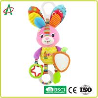 China Bee Baby Plush Rattle Multi Functional Easy Cleaning for sale