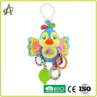 China Bee Baby Plush Rattle Multi Functional Easy Cleaning for sale