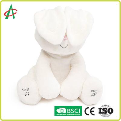 China Het Speelgoedkonijn Gevuld Konijntje van de kinderen Onderwijs 30cm Muzikaal Pluche Te koop