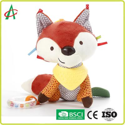 Cina musica sveglia di Fox di crepitio della peluche del bambino di 25cm che gioca norma EN71 in vendita
