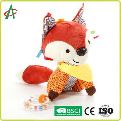 Cina musica sveglia di Fox di crepitio della peluche del bambino di 25cm che gioca norma EN71 in vendita