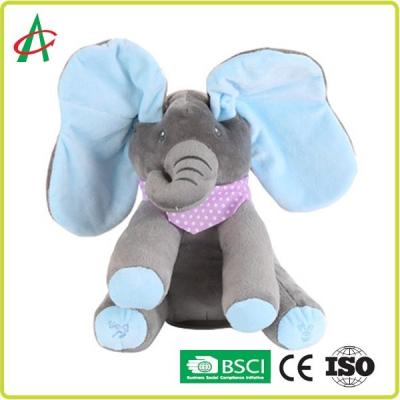China CPSIA-Speelgoed van de Veiligheidsnormhet Muzikale Pluche, 25cm Baby Muzikale Olifant Te koop