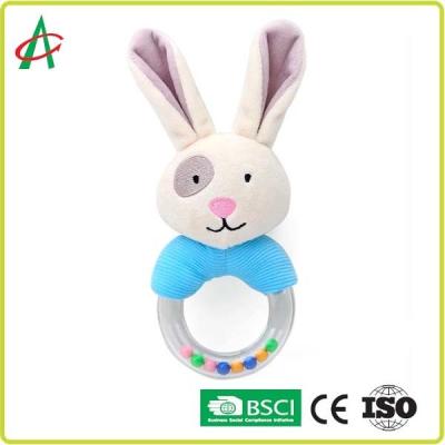 Cina Certificazione del CE del poliestere di crepitio 100 della peluche del bambino del coniglio 21x8.5cm in vendita