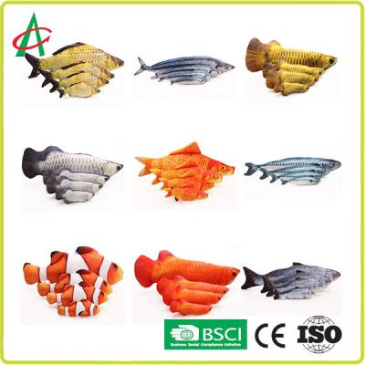 China Simule o brinquedo do luxuoso do animal de estimação ISO9001, brinquedo 30X13X5cm da mastigação dos peixes à venda