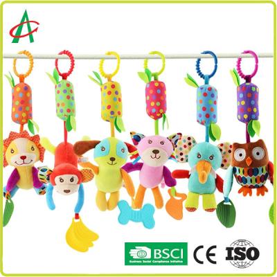 China 21*10cm Voederbak Veilige Gevulde Dieren, EN71-Speelgoed van de Baby het Hangende Rammelaar Te koop