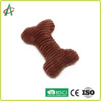 China Squeakers Plush Dog Bone Toy for sale