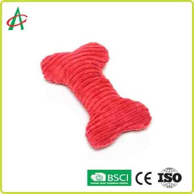 China Squeakers Plush Dog Bone Toy for sale