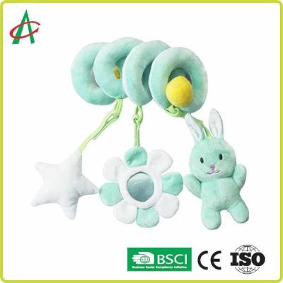 Cina BB a spirale 20cm neonato di Toy With Rattle And della carrozzina stridulo in vendita